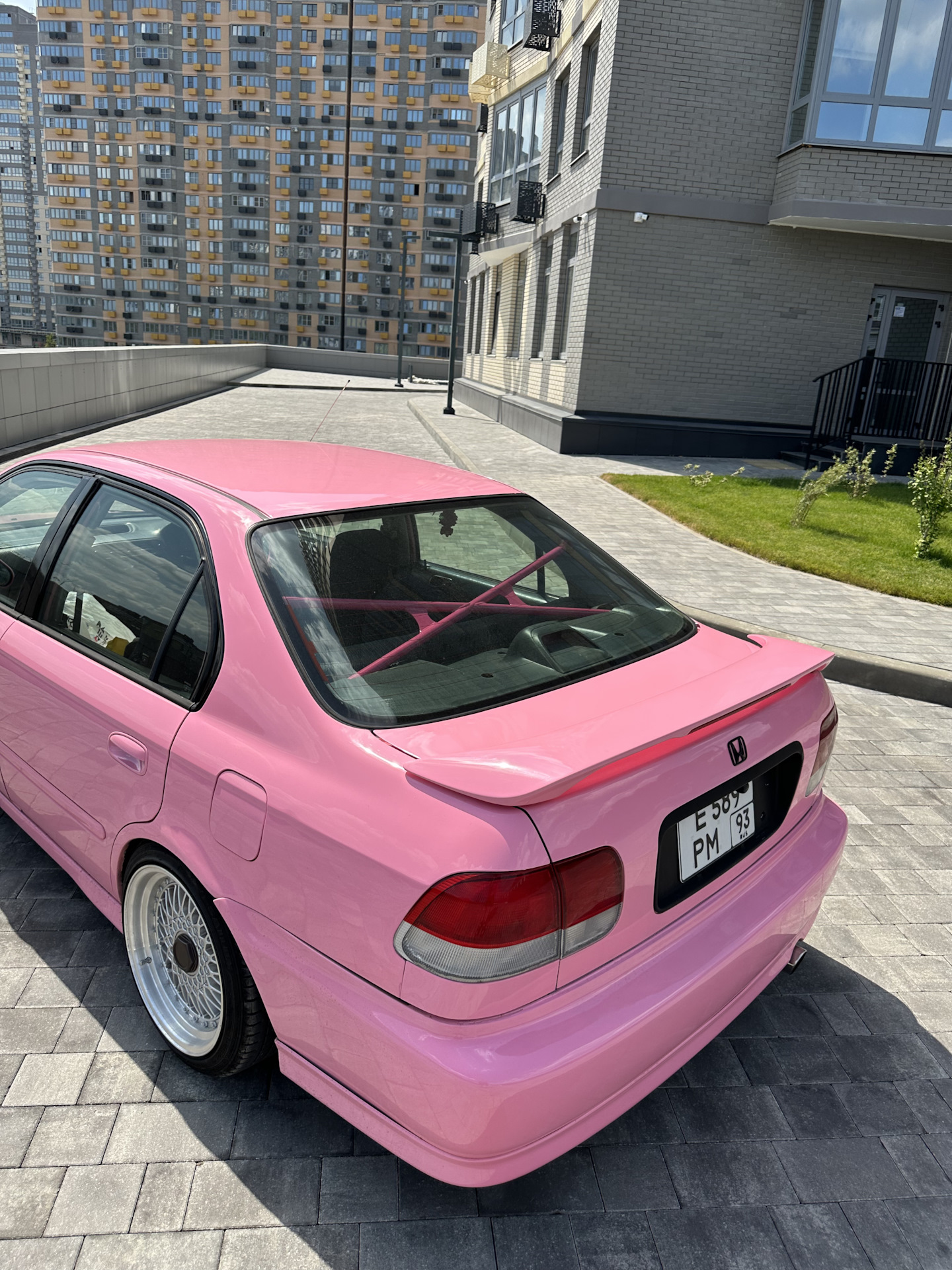 X-Bar и губа Spoon от Rt-Honda 🩷 RT-Honda.ru — Honda Civic Ferio (6G), 1,3 л, 1998 года | тюнинг ...