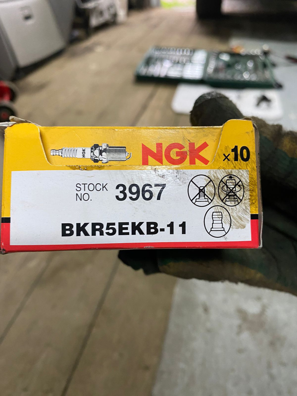 BKR5EKB11 Свеча зажигания 3967 NGK | Запчасти на DRIVE2