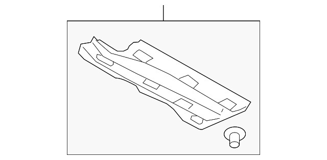 5QF825202C Облицовка днища VAG | Запчасти на DRIVE2