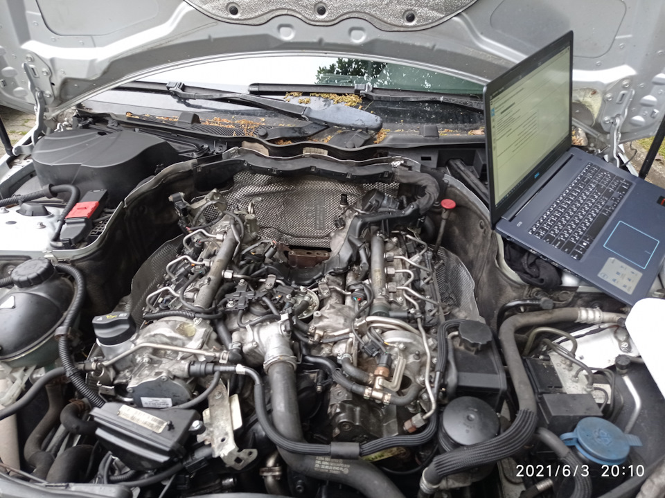 Мотор управления вихревыми заслонками(M55). Часть 1. — Mercedes-Benz C-Class Estate (S204), 3 л ...