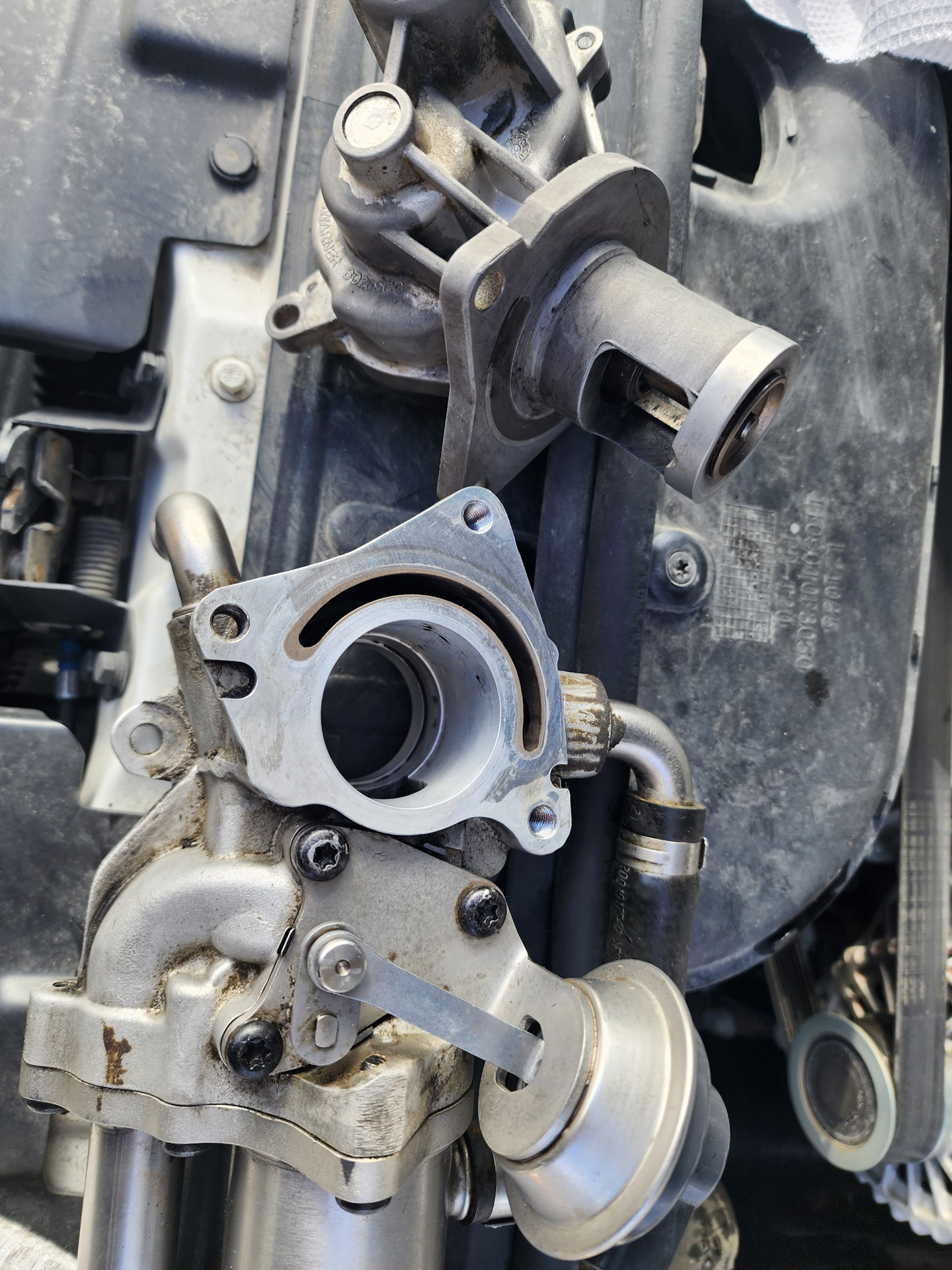 Клапан EGR Sollers ST6 — Sollers ST6, 2 л, 2024 года | поломка | DRIVE2