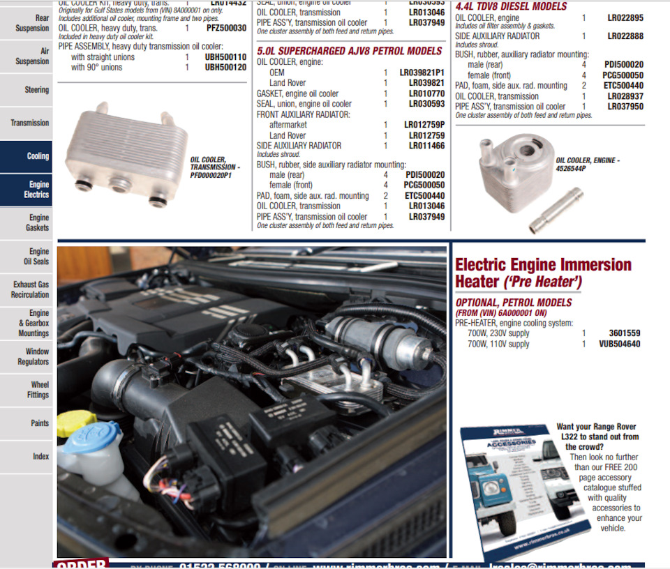 LR039821 МАСЛЯНЫЙ РАДИАТОР Jaguar Land Rover | Запчасти на DRIVE2