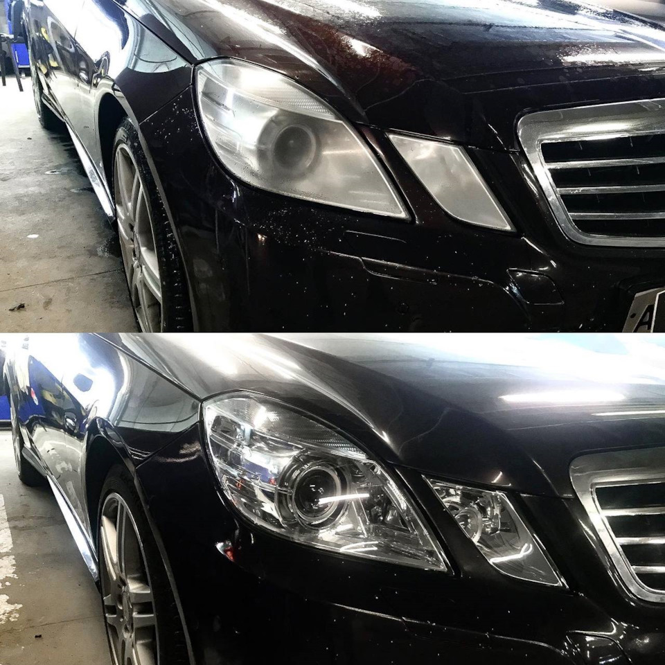 Комплекс работ с фарами на Mercedes Е-class w212 — High Level Tuning на ...