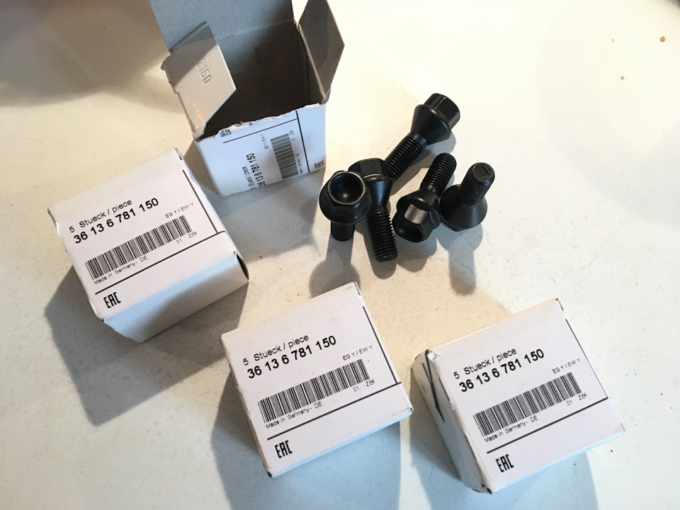 36136781150 Колесный болт Schwarz BMW | Запчасти на DRIVE2