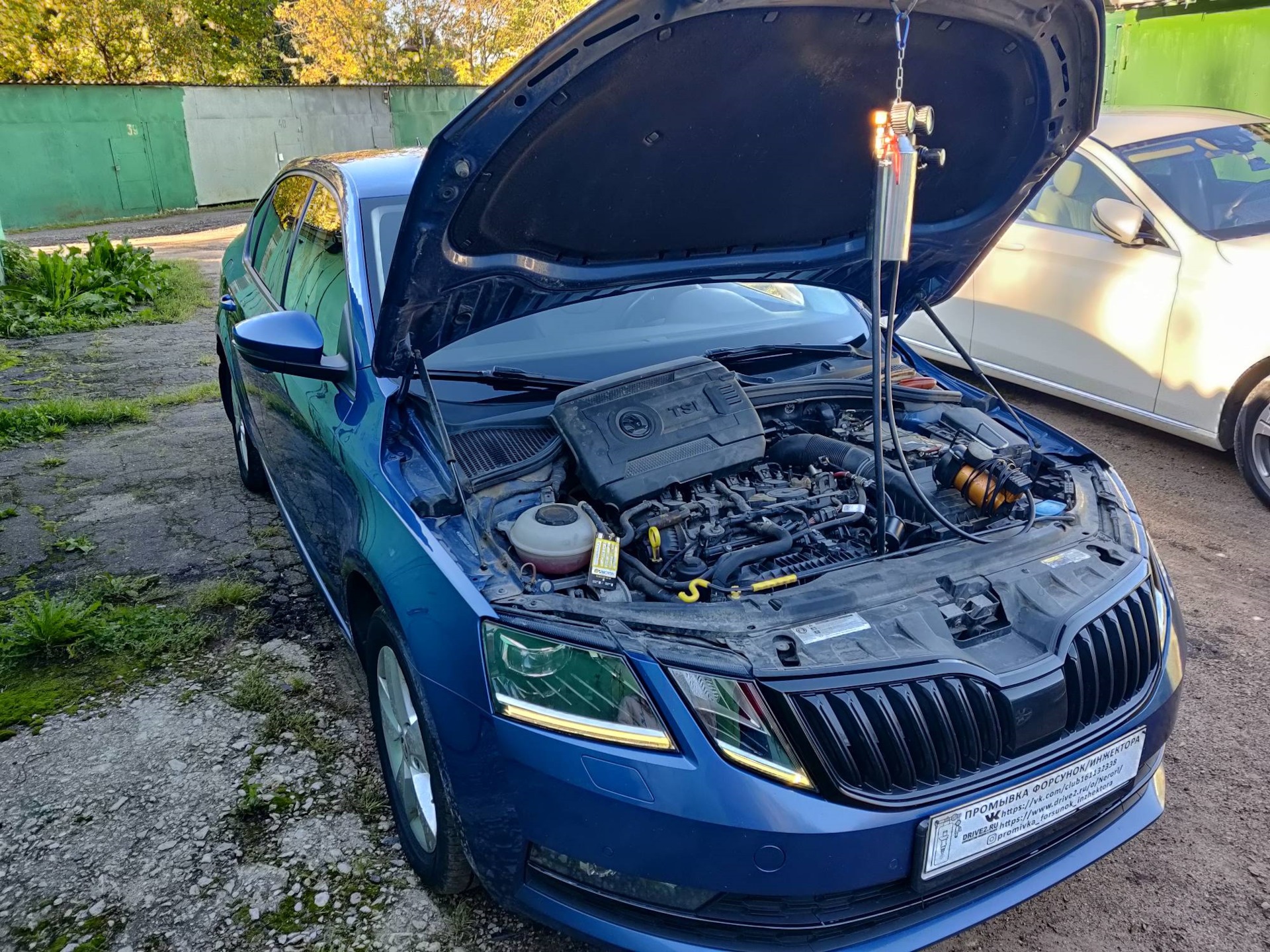 Skoda Octavia a7 промывка топливных форсунок без снятия — Промывка ...