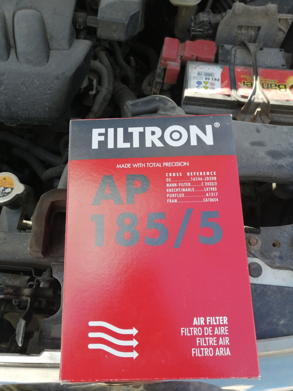 16546JD20B Фильтр воздушный NISSAN INFINITI | Запчасти на DRIVE2