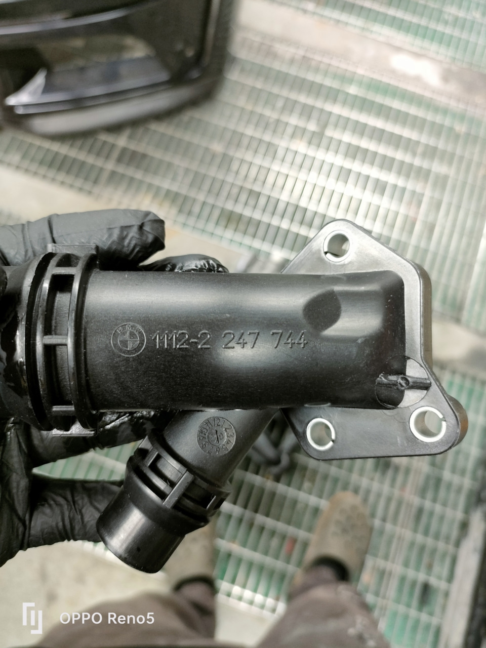 11122247744 Фланец охлаждающей жидкости BMW | Запчасти на DRIVE2