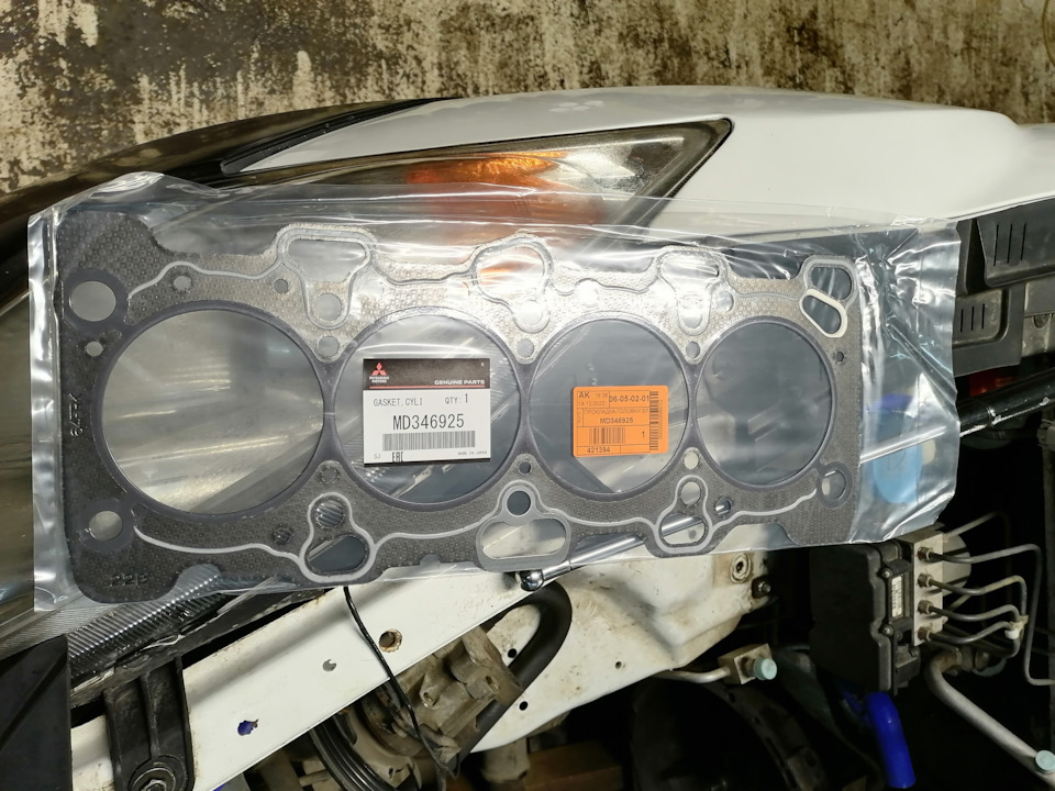 MD346925 Прокладка головки блока цилиндров Mitsubishi | Запчасти на DRIVE2