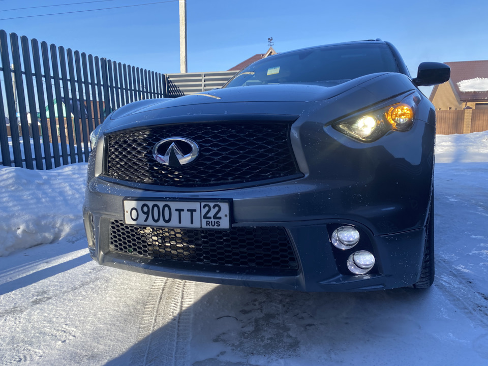 Установка DRL. — Infiniti QX70, 3,7 л, 2017 года | аксессуары | DRIVE2