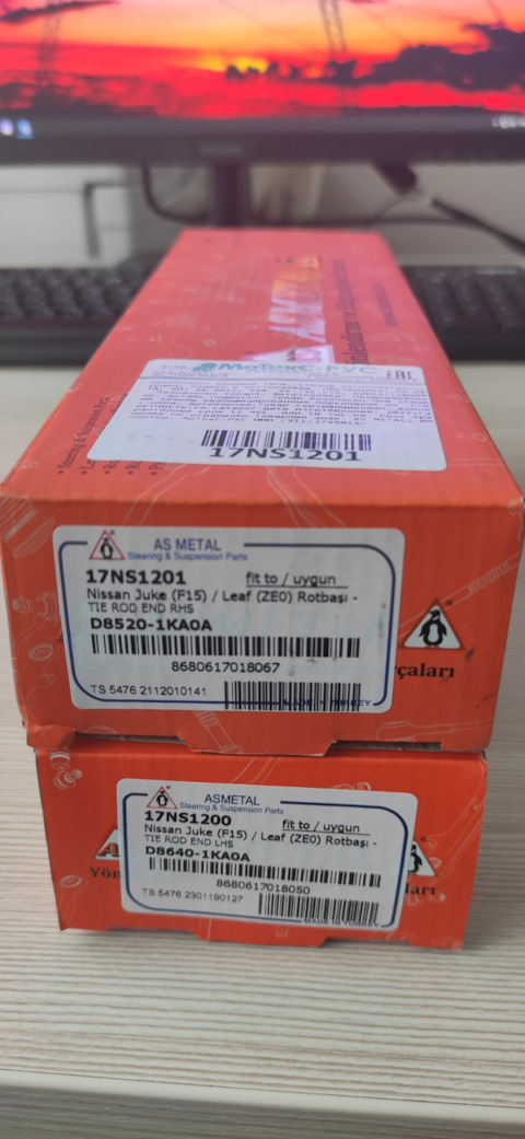 D86401KA0A РУЛЕВОЙ НАКОНЕЧНИК NISSAN JUKE (NF15) лев. NISSAN INFINITI ...