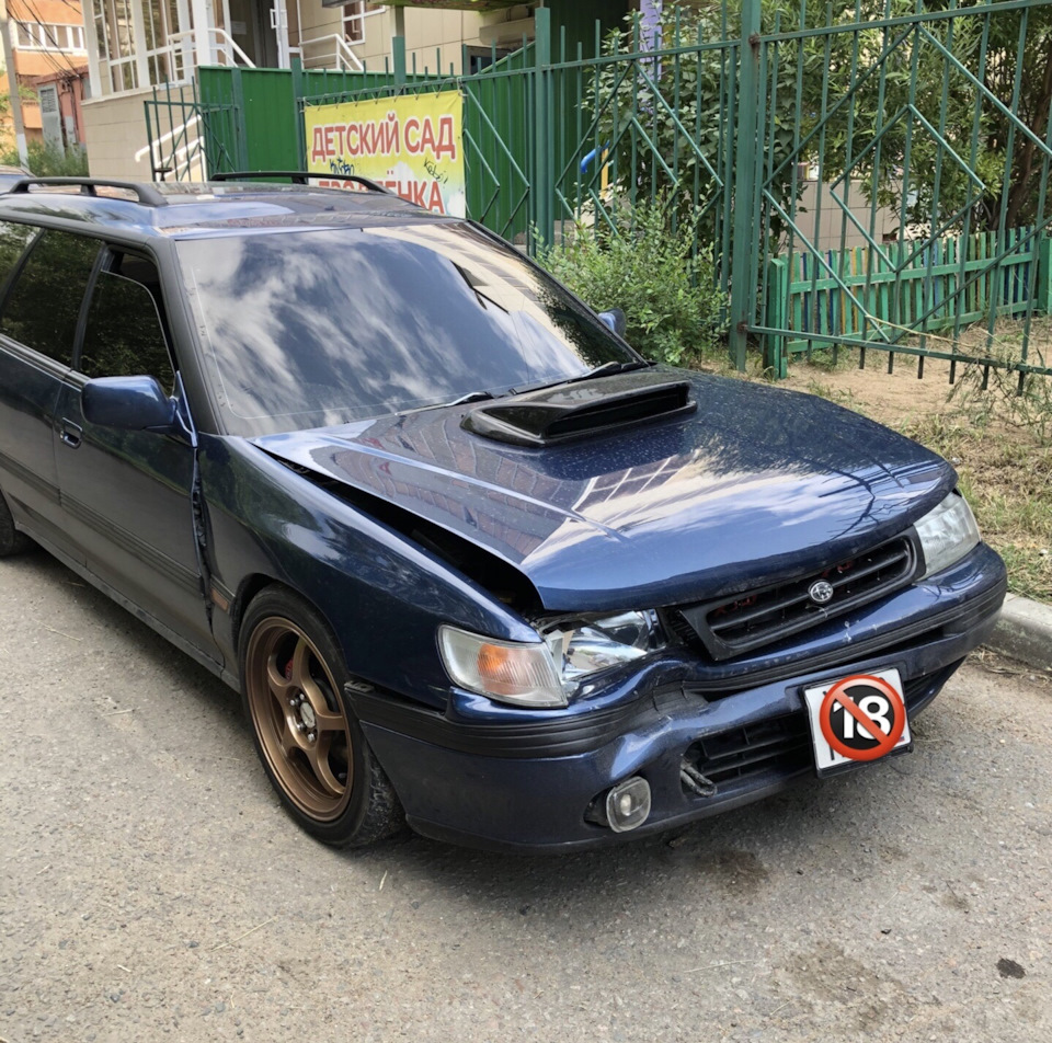 Гоняйте, но не загоняйтесь 👆 — Subaru Legacy (BC/BJ/BF), 2 л, 1991 года ...