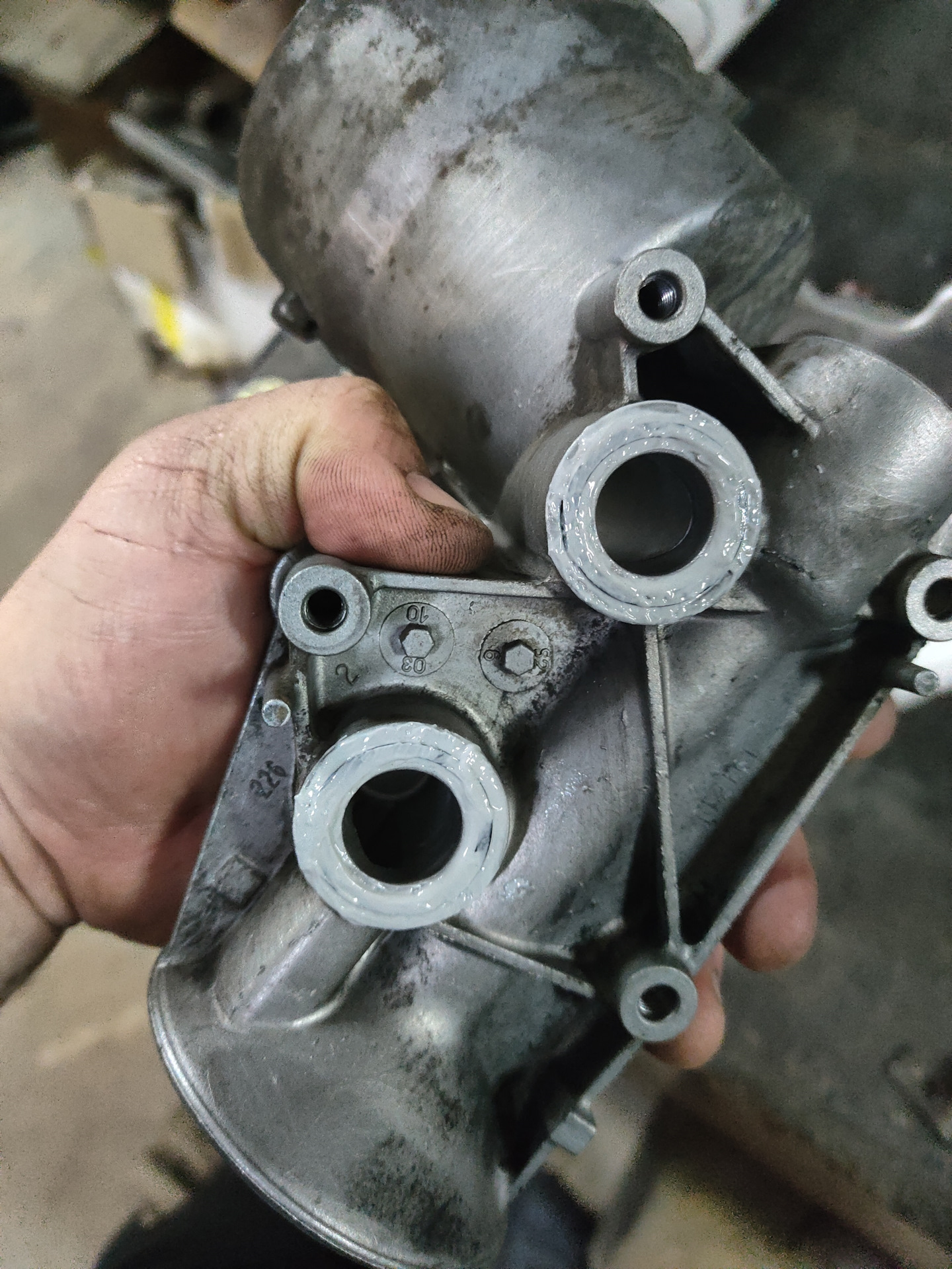 Устранение течи масла. — Honda Civic Hatchback (7G), 1,7 л, 2003 года ...