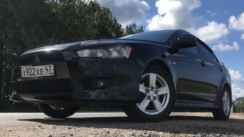 Mitsubishi Lancer X 2.0 бензиновый 2008 | BLACK SH4RK™ на DRIVE2