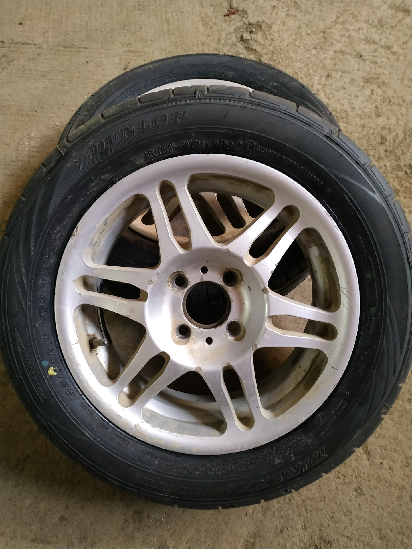 Летние шины Dunlop DZ 102 185 60 R14 — Lada 21093i, 1,5 л, 2002 года ...