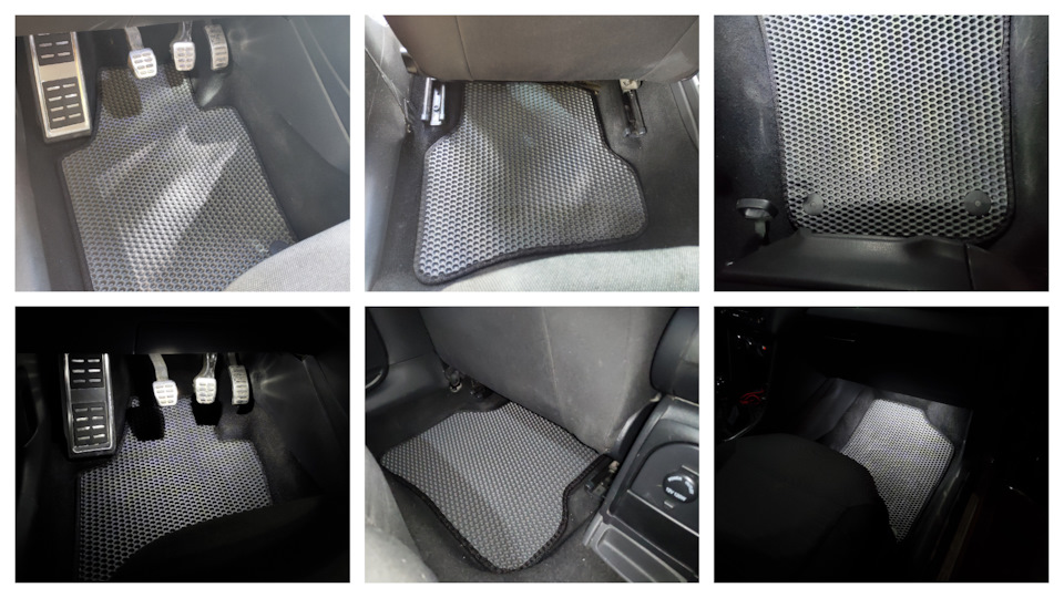 #71 Коврики EVA — Volkswagen Polo Hatchback Mk5, 1,6 л, 2009 года ...