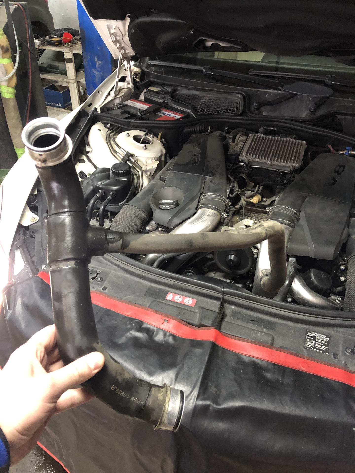 Пара ремонтов — Mercedes-Benz CL (C216), 4,7 л, 2012 года | визит на ...