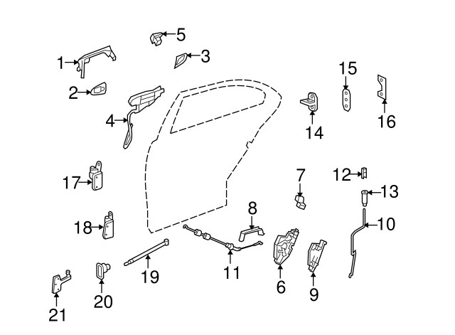 A2217600734 Кронштейн ручки двери Mercedes | Запчасти на DRIVE2