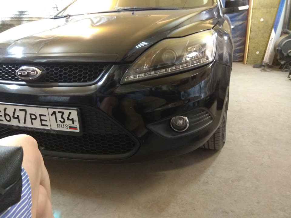 Альтернативные фары — Ford Focus Sedan II, 1,6 л, 2011 года | тюнинг ...