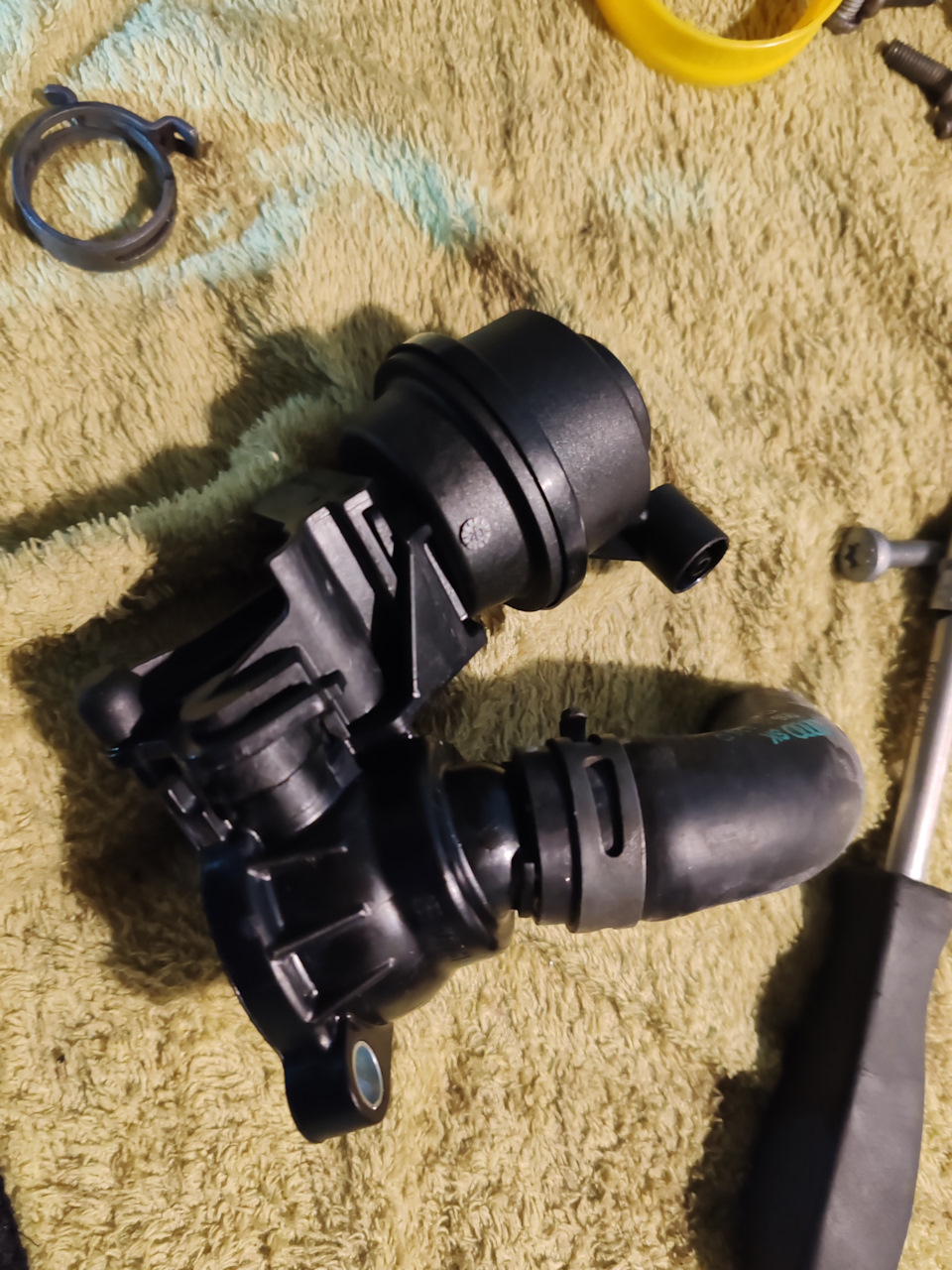 Переуплотнение развала — Audi A6 (C7), 3 л, 2011 года | своими руками ...