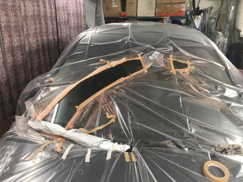 18. Полировка лобового стекла (Оксид церия) — Honda Accord (7G), 2,4 л ...