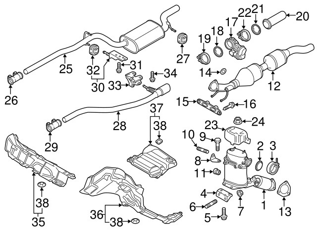 N90200201 Гайка выпускного коллектора VAG | Запчасти на DRIVE2