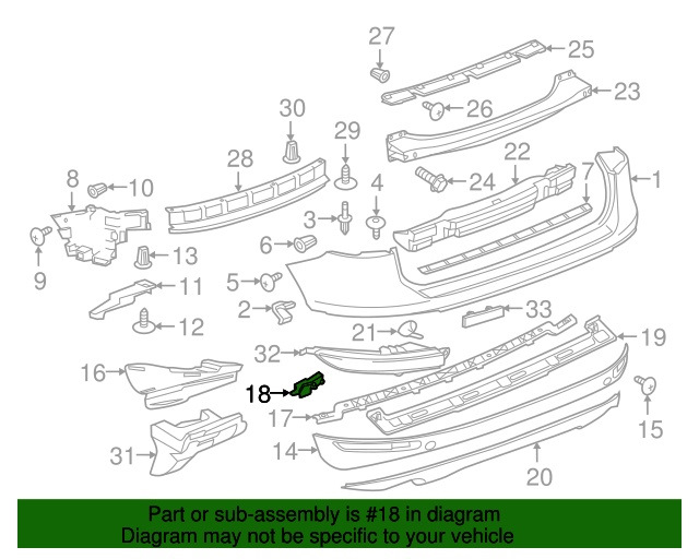 7P6802397A Кронштейн крепления заднего бампера Volkswagen Touareg VAG ...