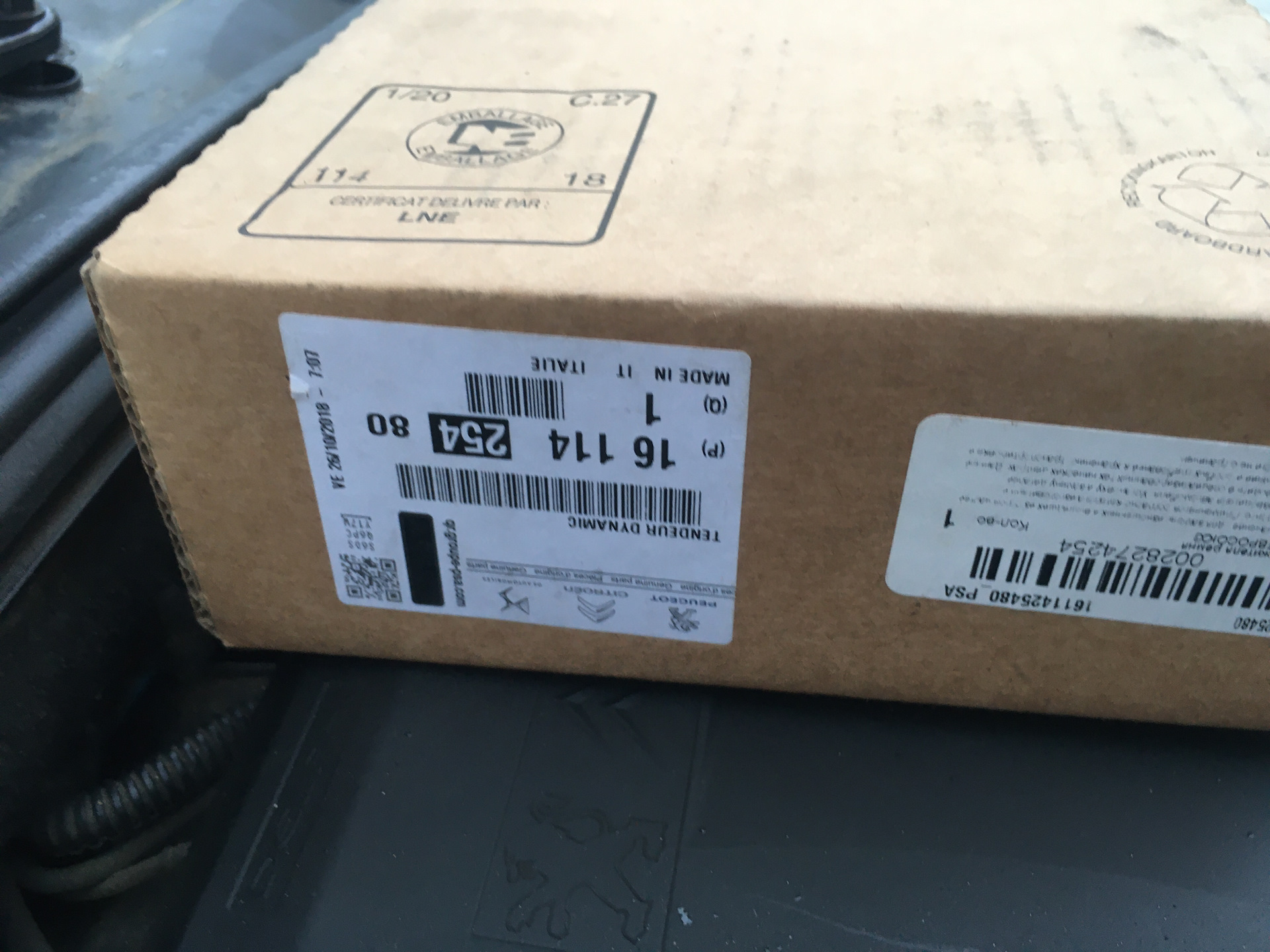 Натяжитель поликлинового ремня (в сборе) — Peugeot 308 (1G), 1,6 л ...