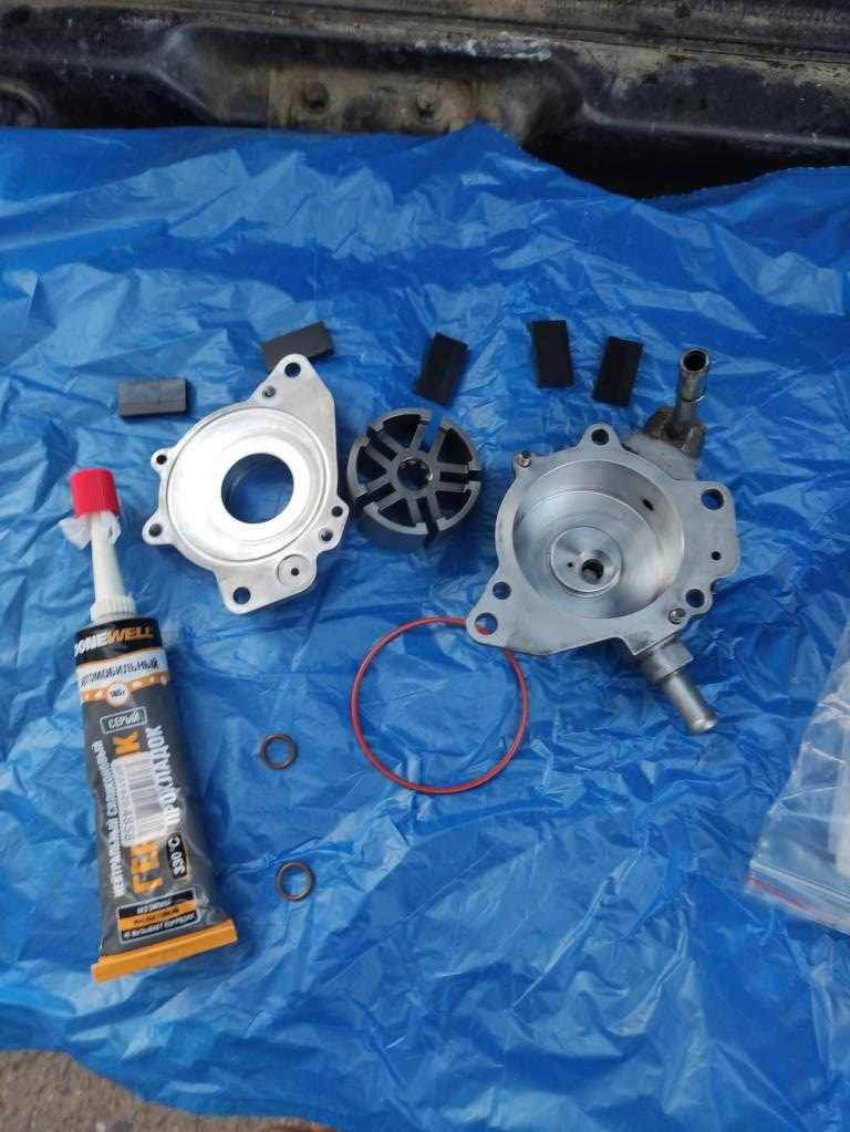 Ремонт вакуумного насоса часть 2 — Mitsubishi L200 (4G), 2,5 л, 2011 ...