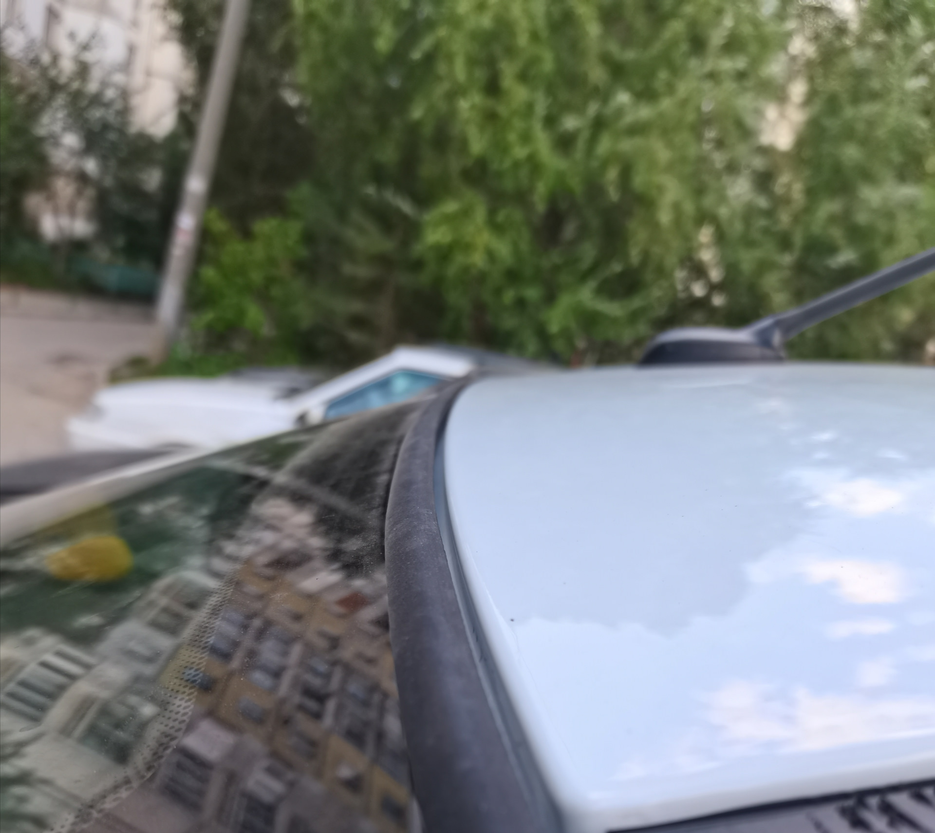 Защита крыши и кромки лобового стекла. Версия 2. — Lada Vesta (1G), 1,6 ...