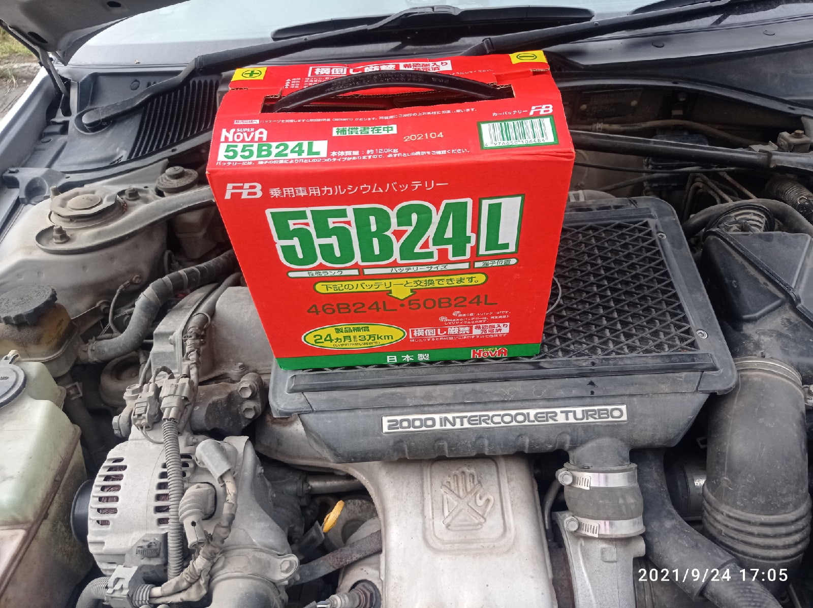 Новый АКБ, новые шины — Toyota Caldina (210), 2 л, 2001 года | расходники | DRIVE2