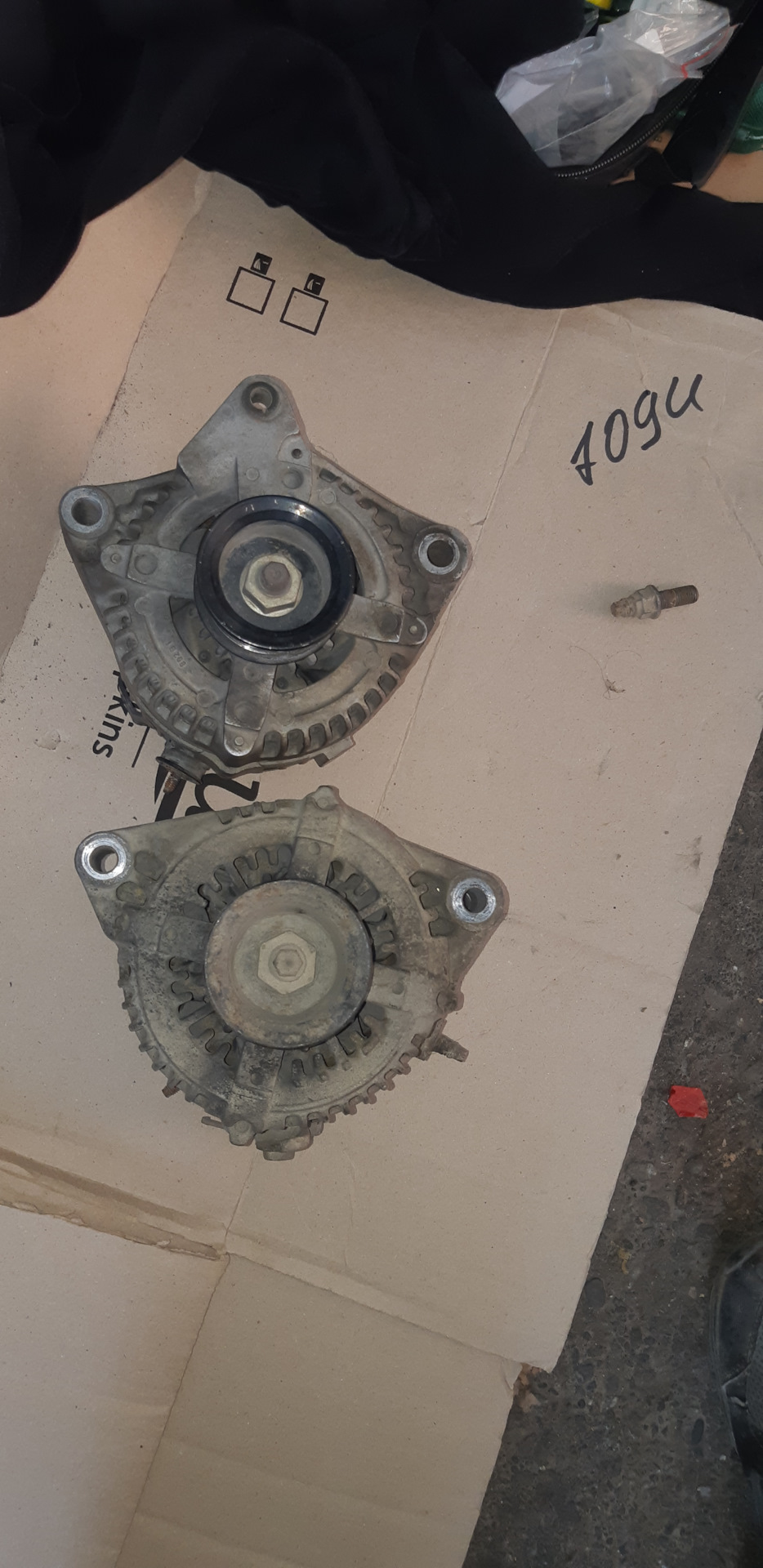 Замена генератора. Установка 150 А с ТЛК 200 — Toyota Land Cruiser 100 ...