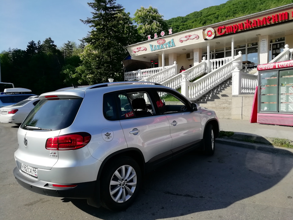 Угадайте, где мы были? — Volkswagen Tiguan (1G), 1,4 л, 2016 года ...