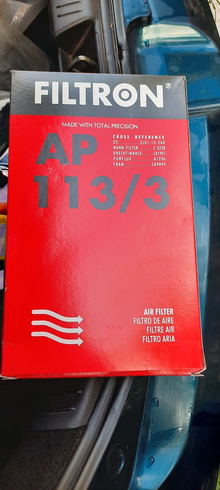 ZJ0113Z40 Фильтр воздушный MAZDA | Запчасти на DRIVE2