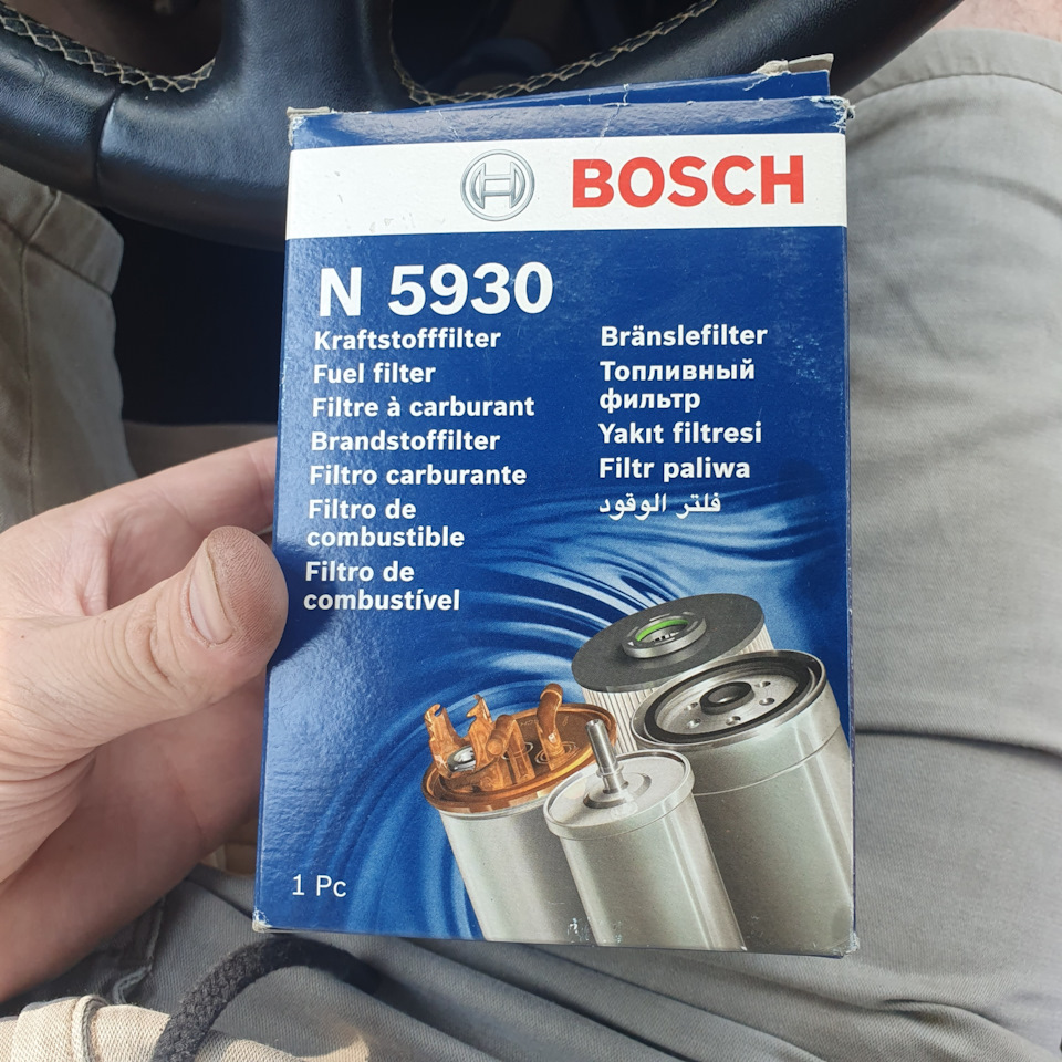 Замена масла, топливного фильтра — Mercedes-Benz Vito (1G), 2,2 л, 2003 ...