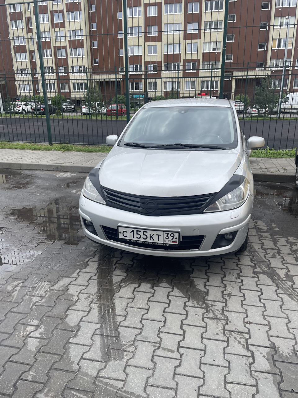 Реснички на тииду — Nissan Tiida (1G), 1,6 л, 2007 года | стайлинг | DRIVE2