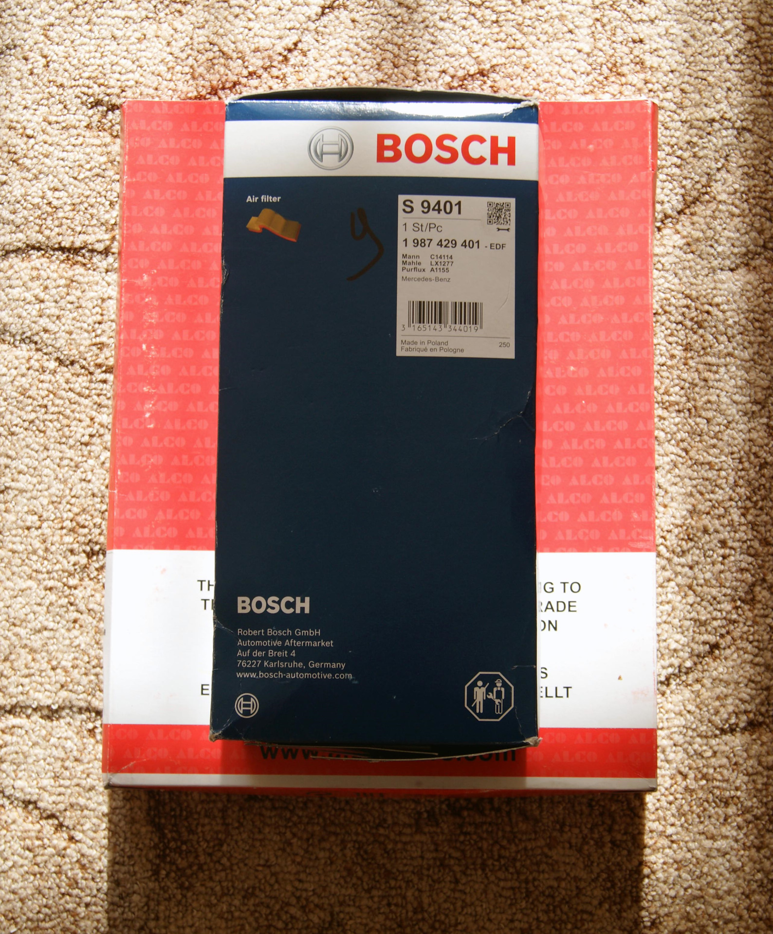 Замена воздушного фильтра и фильтра салона. — Mercedes-Benz E-Class ...