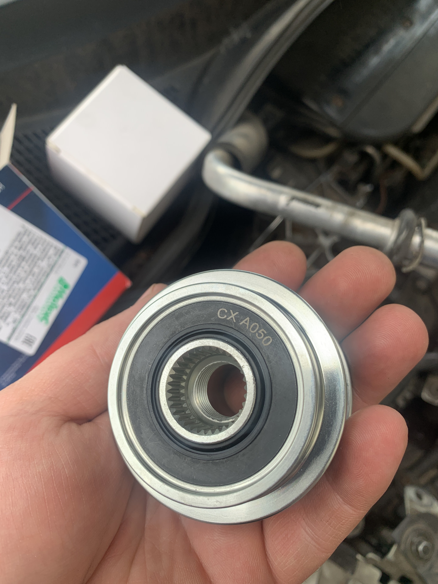 Решение проблемы с обгонной муфтой гены) — Renault Scenic I, 1,9 л ...