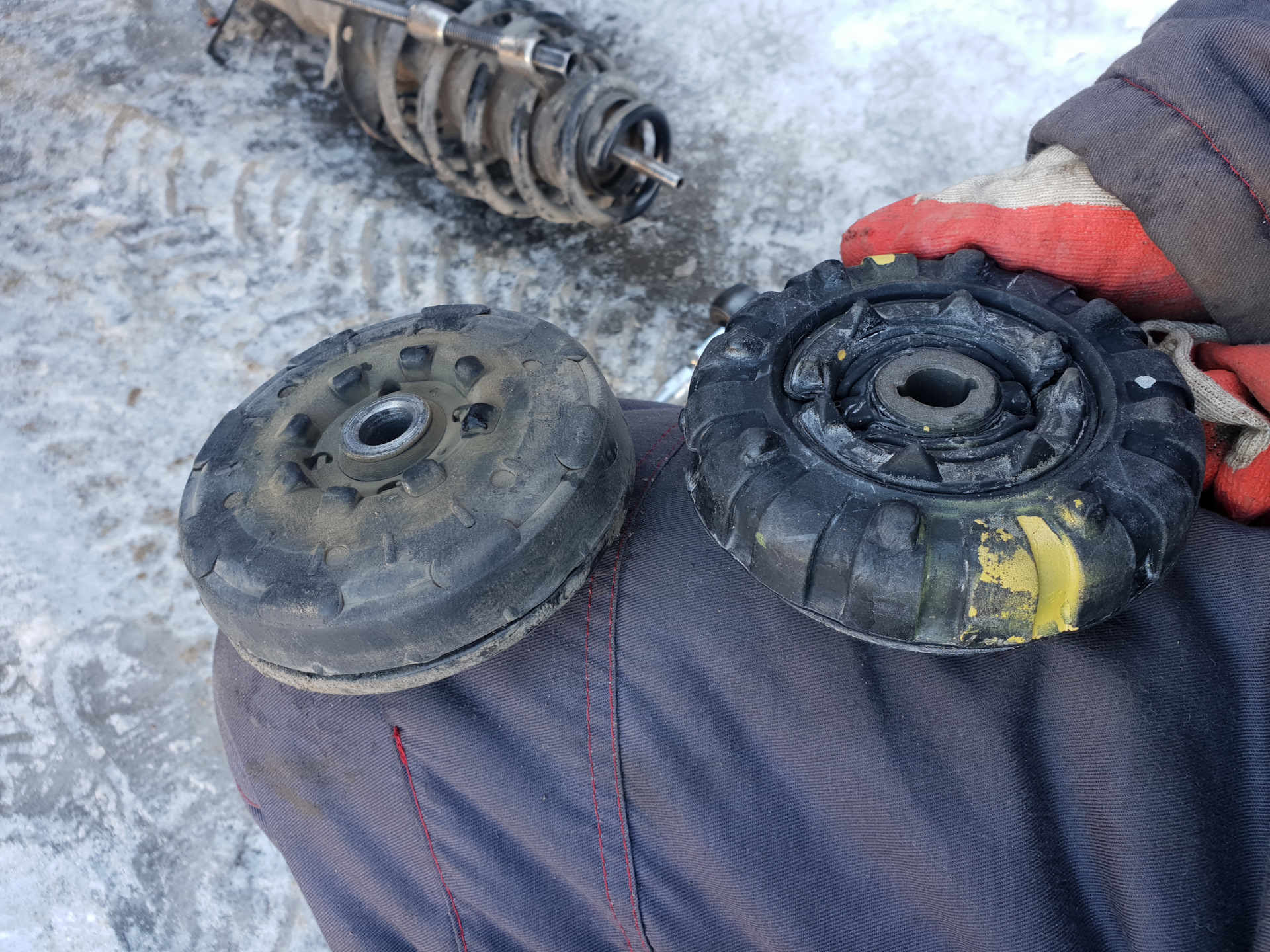 Очередная замена передних опор. — Opel Insignia (1G), 2 л, 2013 года ...