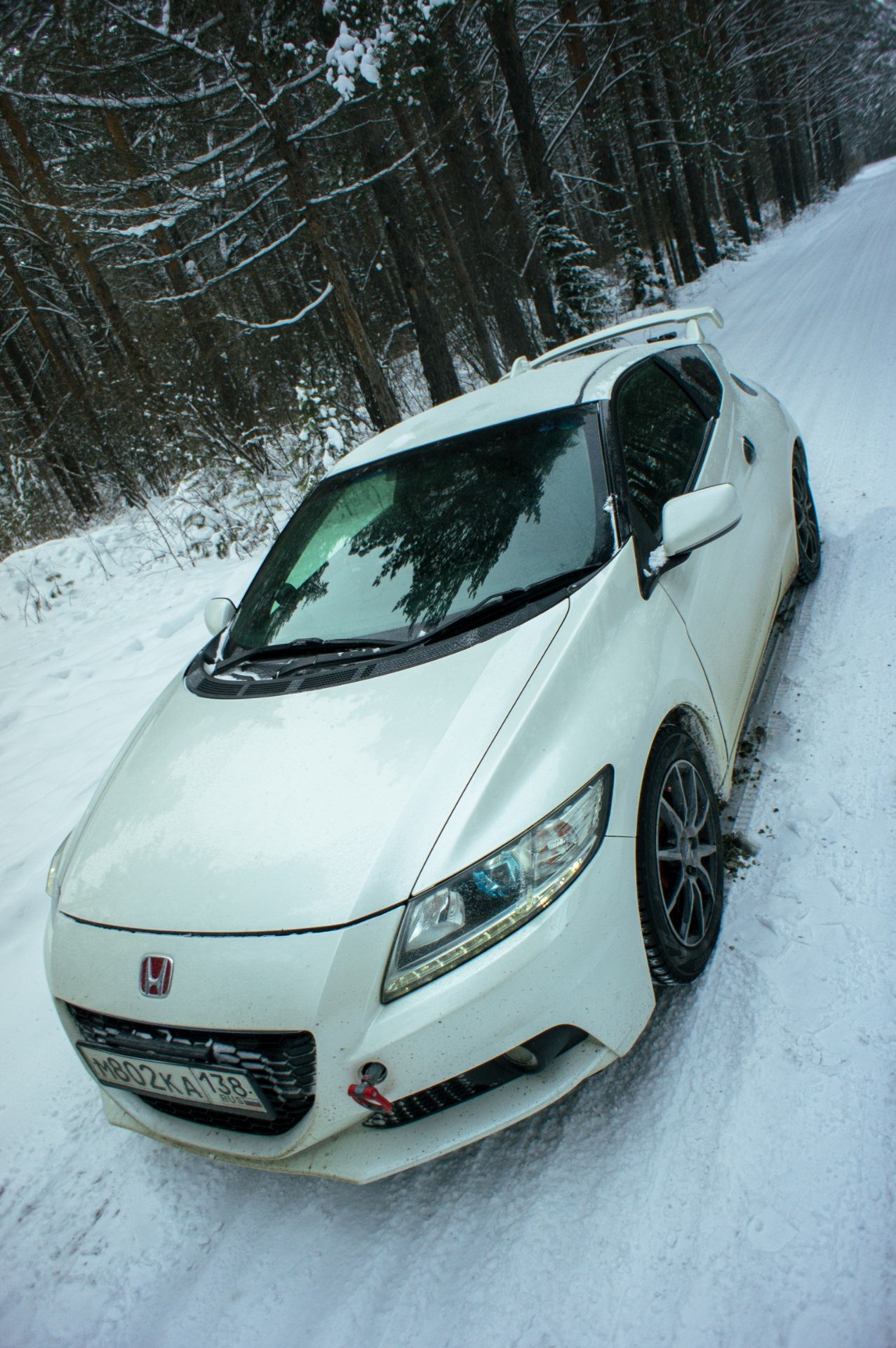 Зимние фоточки — Honda CR-Z, 1,5 л., 2014 года | фотография | DRIVE2