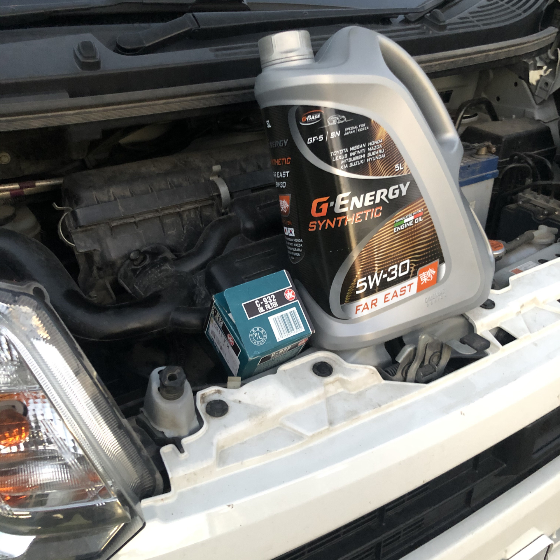 124.500 Замена масла — Daihatsu Move (LA150/LA160), 0,6 л, 2016 года ...