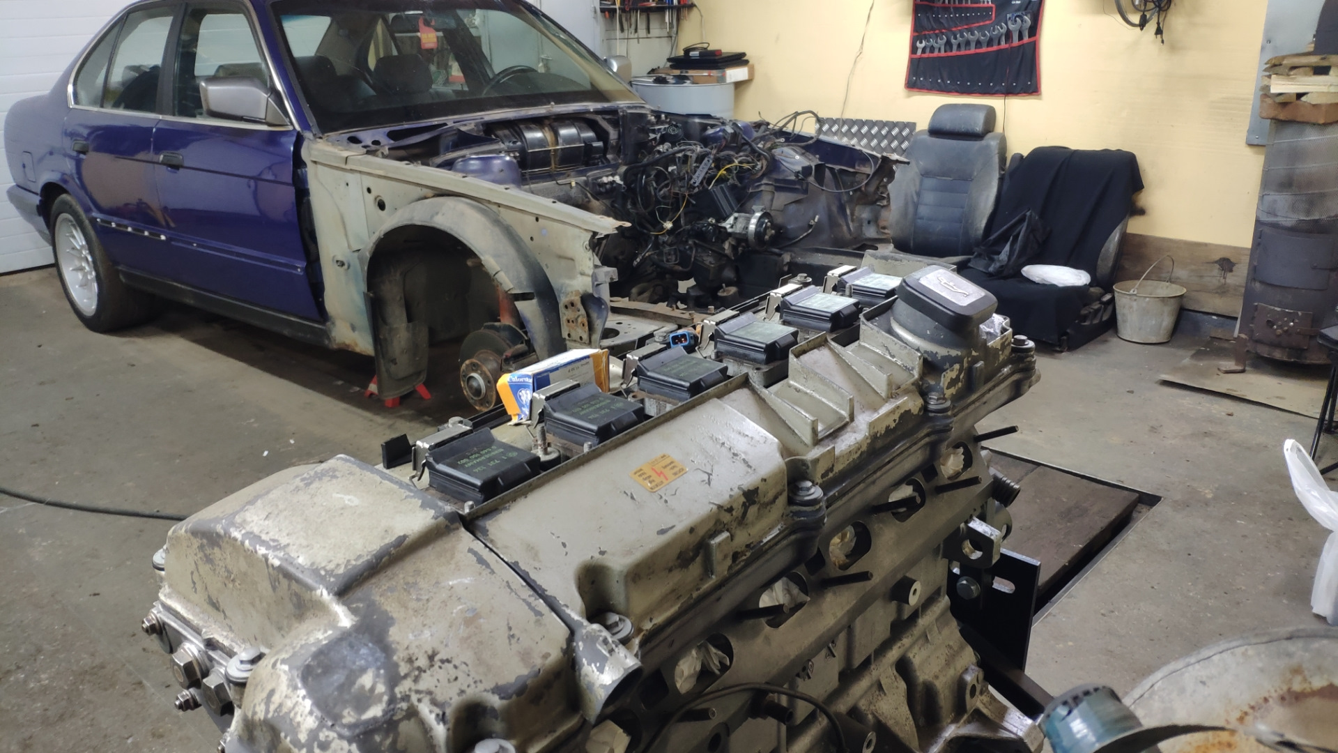 Внедрение b28 — BMW 5 series (E34), 2 л, 1989 года | тюнинг | DRIVE2