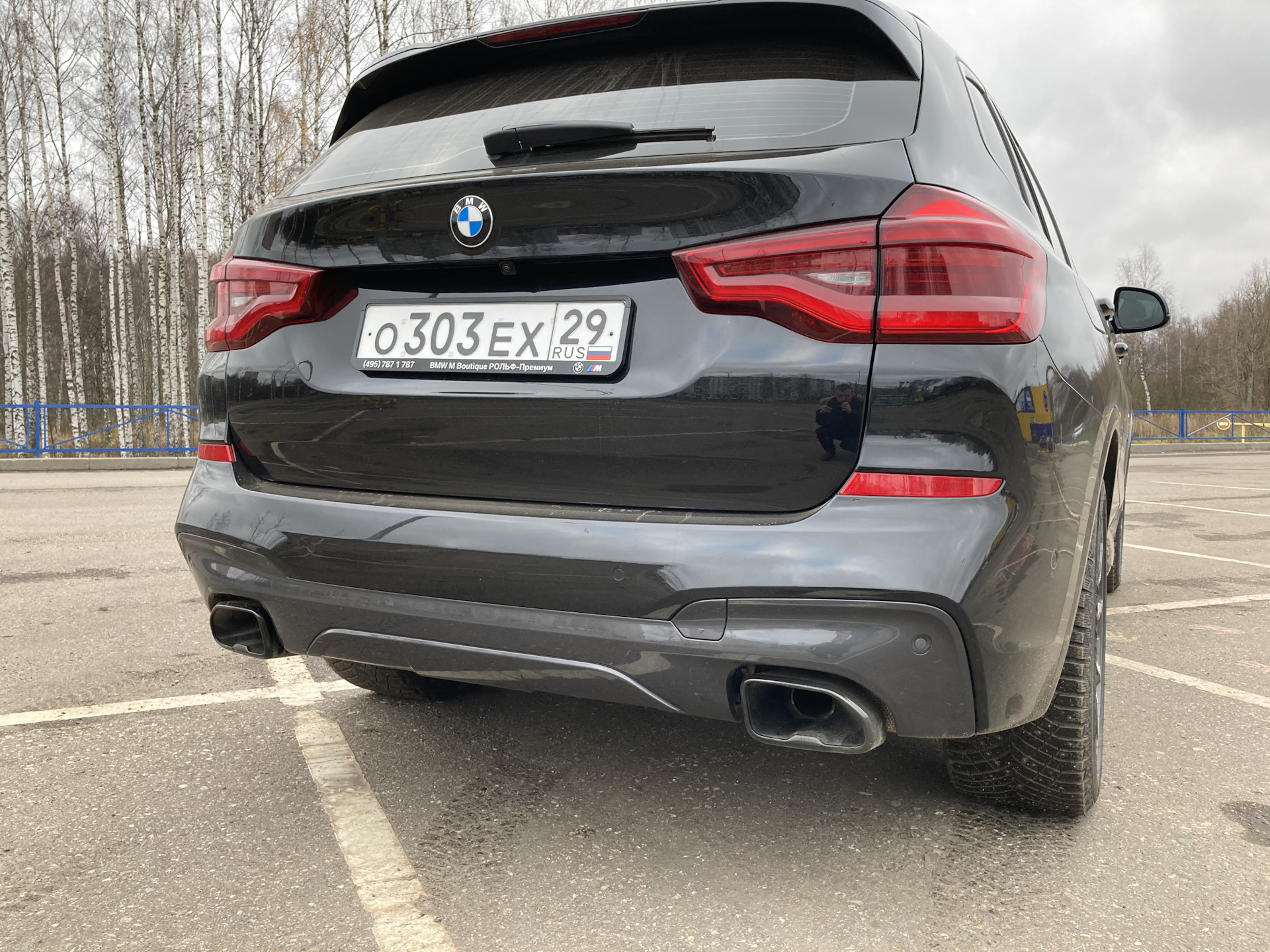 Диффузор и насадки М40D/I — BMW X3 (G01), 3 л, 2020 года | стайлинг ...