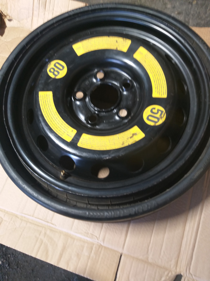Шины всесезонные Goodyear 195/75 R18, штампованные диски 6,5Jx18 ET53 ...