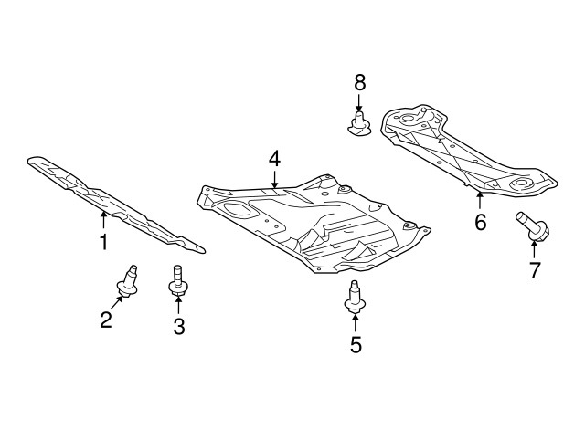 5145448010 Клипса пластиковая TOYOTA LEXUS | Запчасти на DRIVE2
