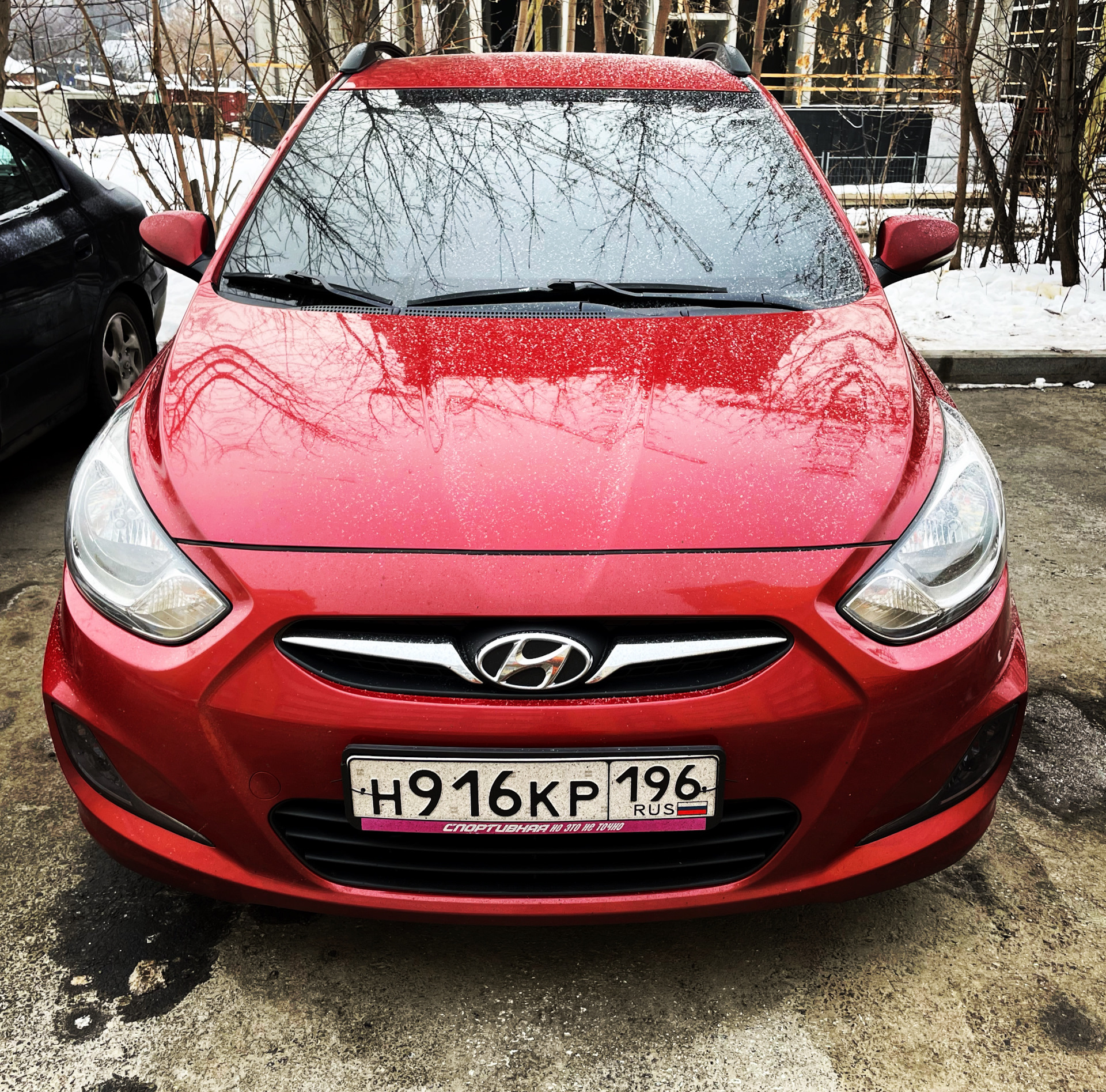 Туманки в фотохром пленку — Hyundai Solaris Hatchback, 1,6 л, 2011 года | стайлинг | DRIVE2