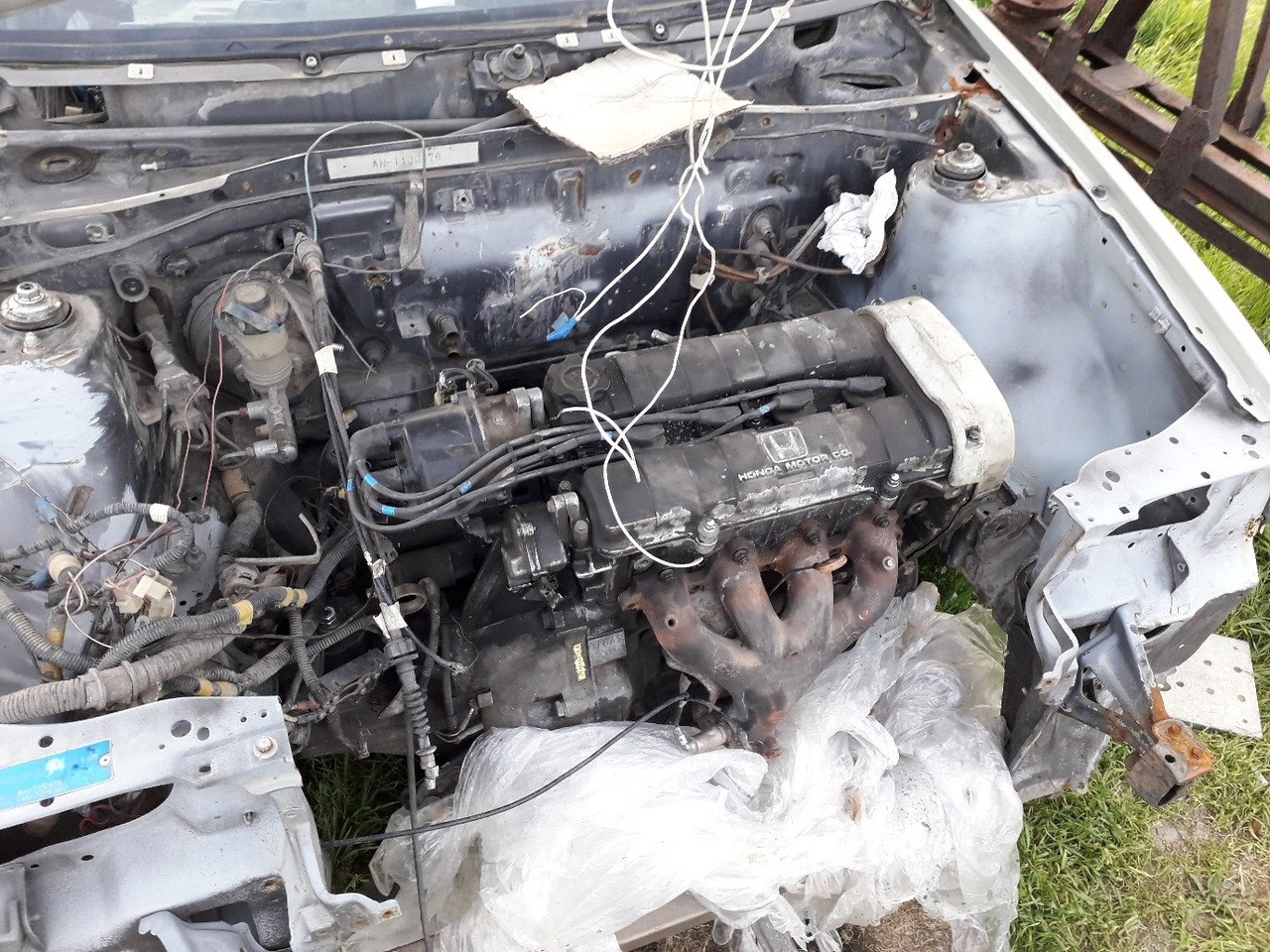 установка D16A8 — Honda Civic Hatchback (3G), 1,6 л, 1987 года | своими ...