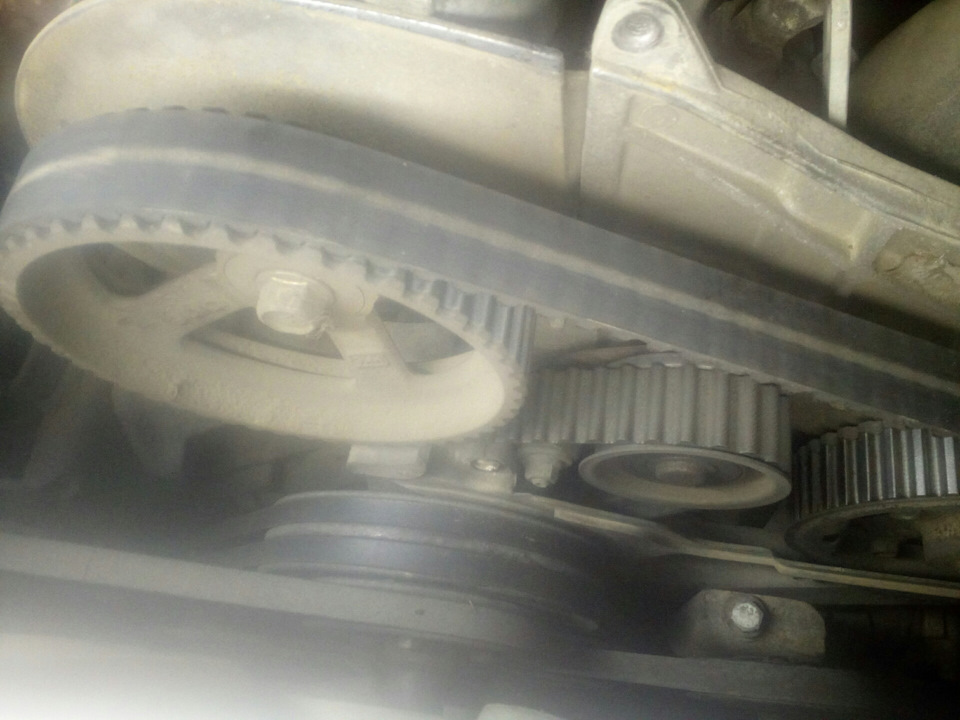 Проверил как дела у ремня ГРМ — Hyundai Galloper, 2,5 л, 1997 года ...
