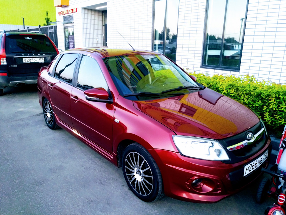 Вставил SE заглушки и подключил повороты — Lada Granta Sport, 1,6 л ...