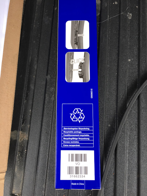 31662334 Щетка стеклоочистителя, сзади Volvo | Запчасти на DRIVE2