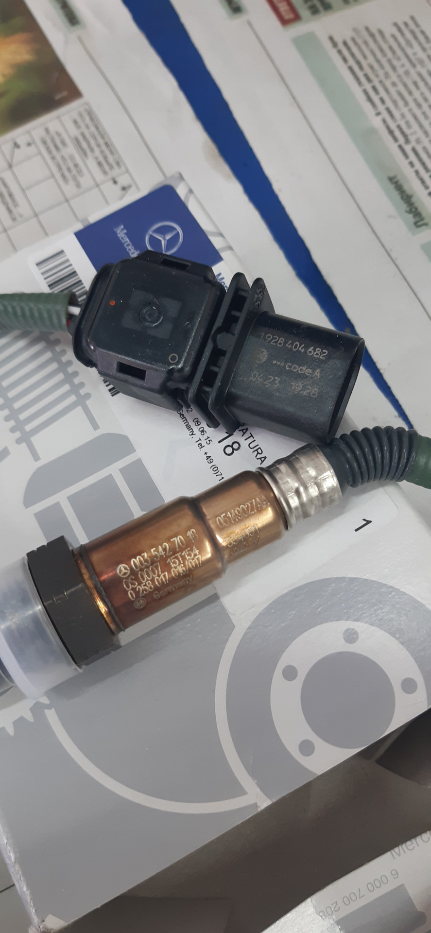 1928404682 Датчик кислородный лямбдазонд BMW | Запчасти на DRIVE2